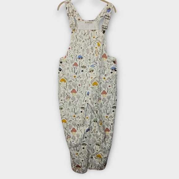 Sm Wardrobe | Jeans | Sm Wardrobe Twill Mushroom Print Overalls L White ...
